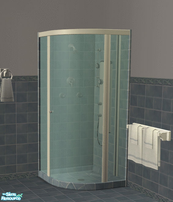The Sims Resource | Colorful Bathroom Blue Shower