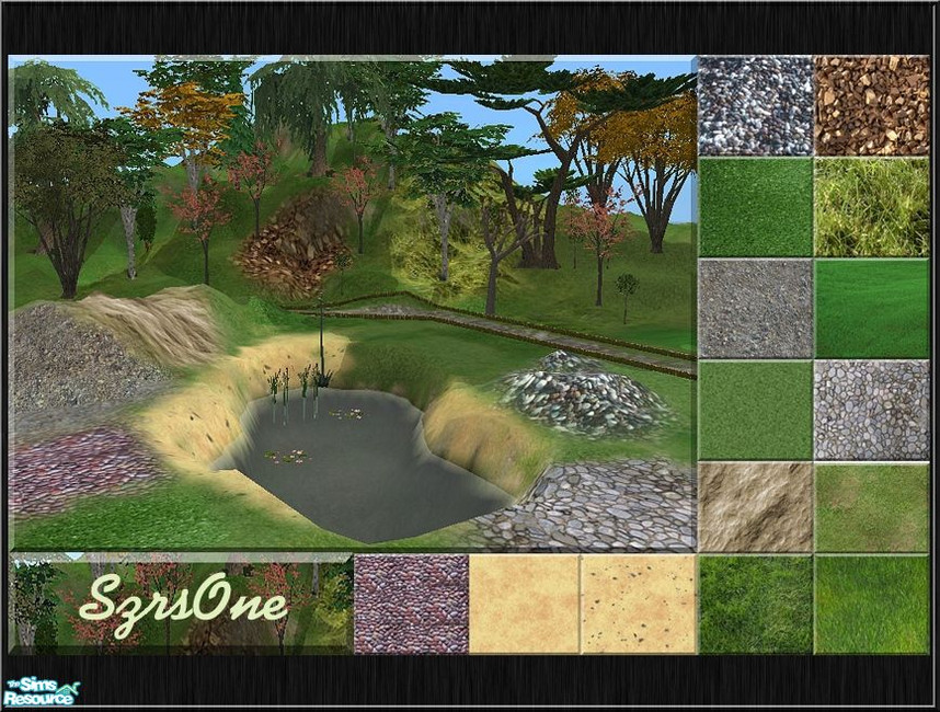 The Sims Resource - SZR Terrain Set 01