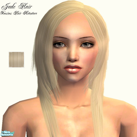 The Sims Resource | Jade Hair Xmsims Hair Retexture Blond