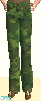 The Sims Resource | Trapping pantscollection - Camouflage