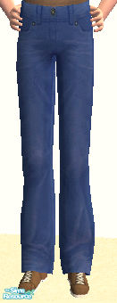 The Sims Resource | Trapping pantscollection - Dark blue