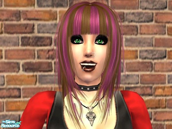 The Sims Resource - PUNK! Hair Collection - Fc63f0b8 Punk-07
