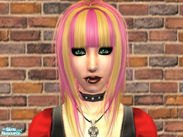 The Sims Resource - PUNK! Hair Collection - A8282b1a Punk-04