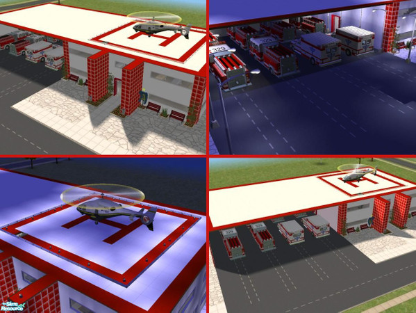 The Sims Resource | D\'s Fire Station
