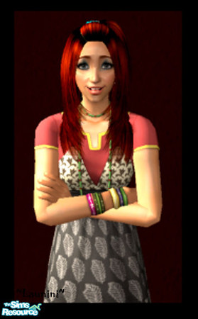 The Sims Resource | Colors of the Rainbow (Recolor) - Orange Hair