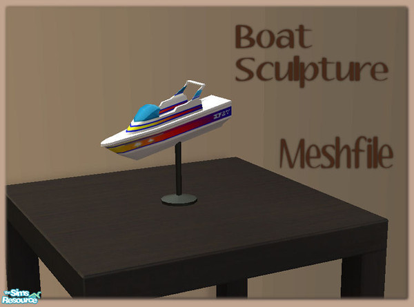 The Sims Resource | Boat Sculpture