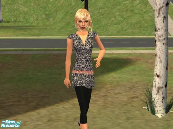 The Sims Resource | Zebra Tunic