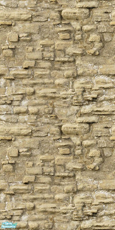 The Sims Resource - Natural Old Stone Set 02 - Wall 03