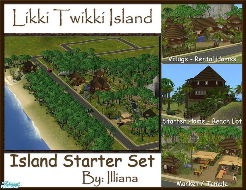 The Sims Resource - Likki Twikki Island Starter Set