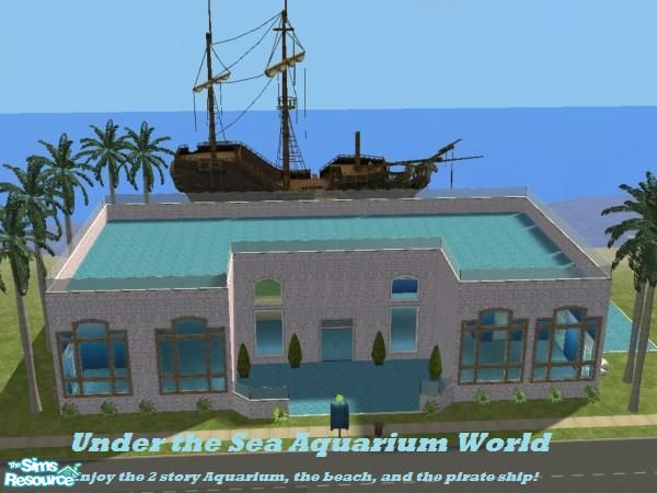 The Sims Resource | Under The Sea Aquarium World