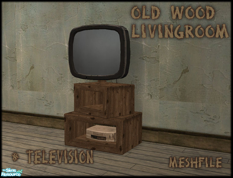 The Sims Resource - Mesh, TV-stand