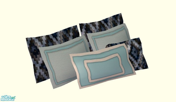 The Sims Resource | Dawns Bedroom Set - Cherry - Pillows