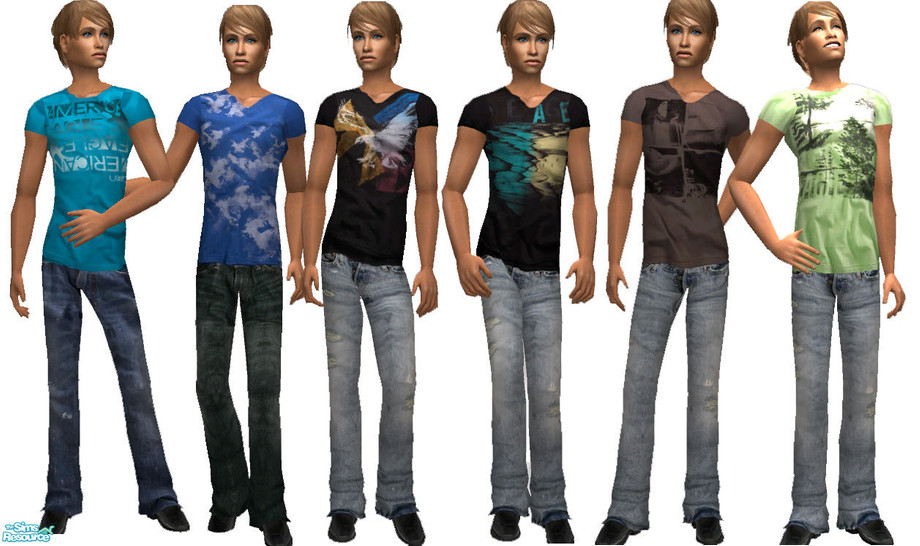 The Sims Resource | Male Everyday Outfit Set2
