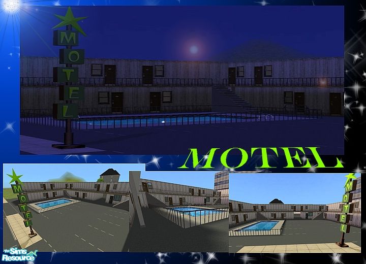 The Sims Resource | Motel (unfurnished)