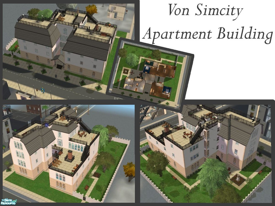 The Sims Resource | Von Simcity Apartment Building