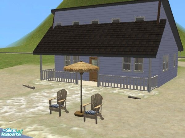 The Sims Resource - Beach Cabin