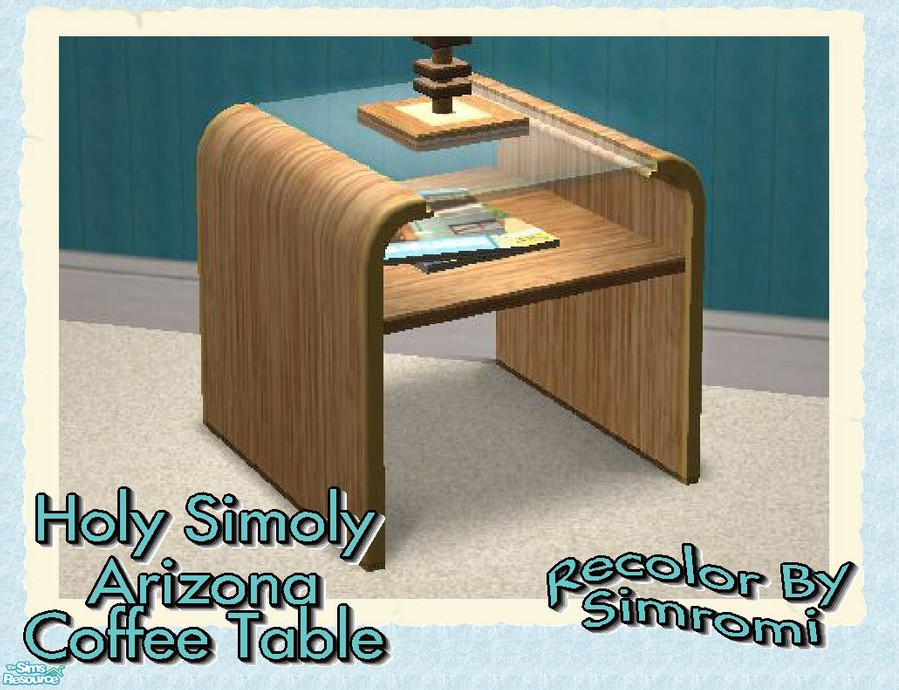 The Sims Resource - TC136 Holy Simoly Arizona Coffee Table Recolored