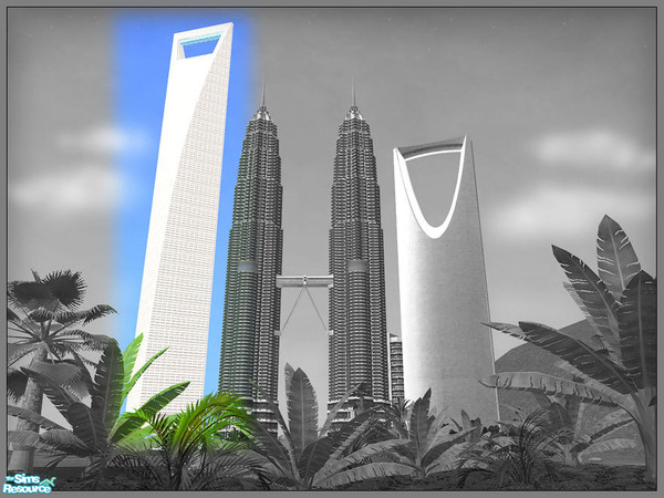The Sims Resource | Shanghai World Financial Center (SWFC)
