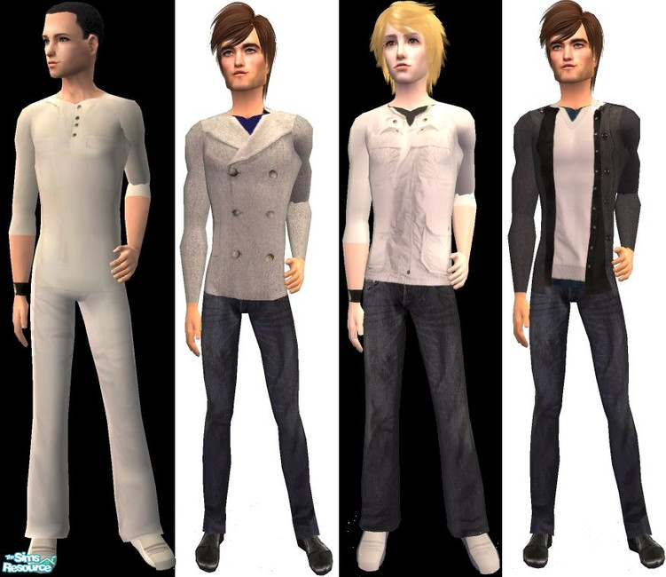 The Sims Resource - Twilight Wardrobe | Men\'s Collection