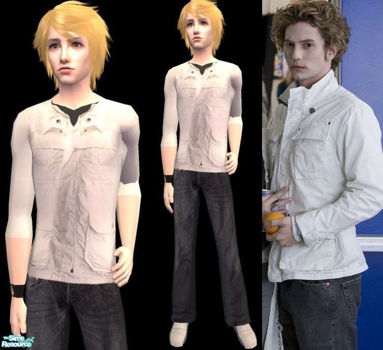 The Sims Resource | Twilight Wardrobe | Jasper\'s Cafeteria Outfit