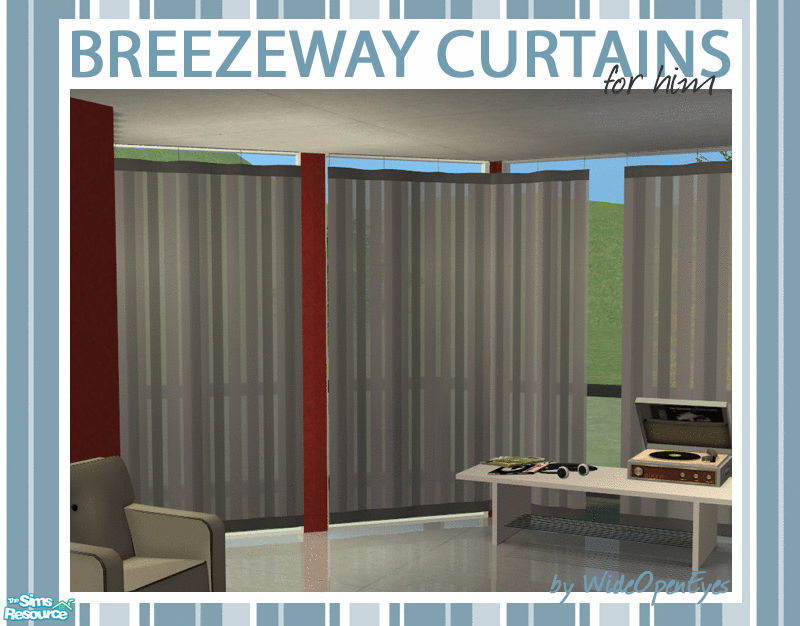 The Sims Resource | Breezeway For Him - Grey Corner Diagonal
