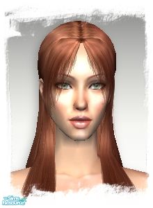 The Sims Resource | Long Love Hair - Red