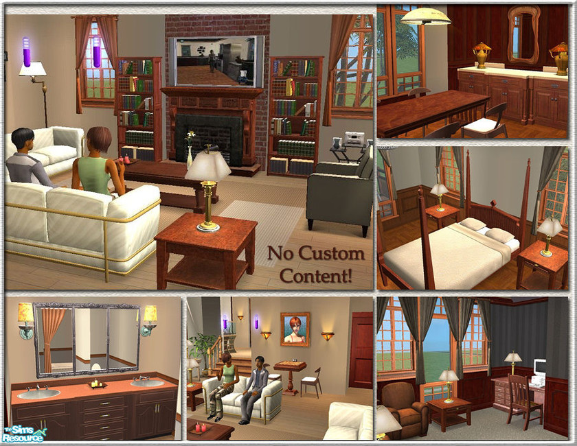 The Sims Resource - Sierra Stone - 3 Bed Split-Level