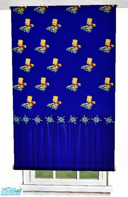 The Sims Resource Bart Simpson Bedroom Set By Simpleton Curtain Shade 9154