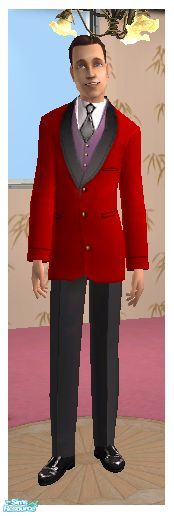The Sims Resource | Red suit.
