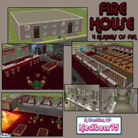 The Sims Resource | FIRE HOUSE 4 Alarms Of Fun!