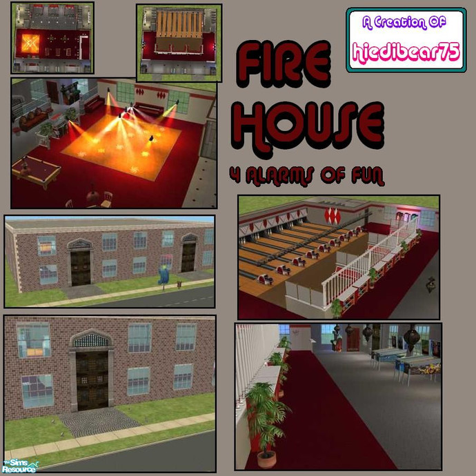 The Sims Resource | FIRE HOUSE 4 Alarms Of Fun!