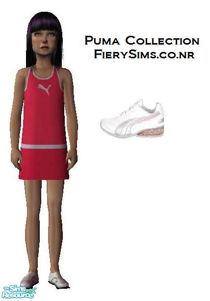 The Sims Resource | Puma Children\'s Athletic Sports Outfits with ...