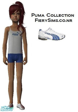 The Sims Resource | Puma Children\'s Athletic Sports Outfits with ...