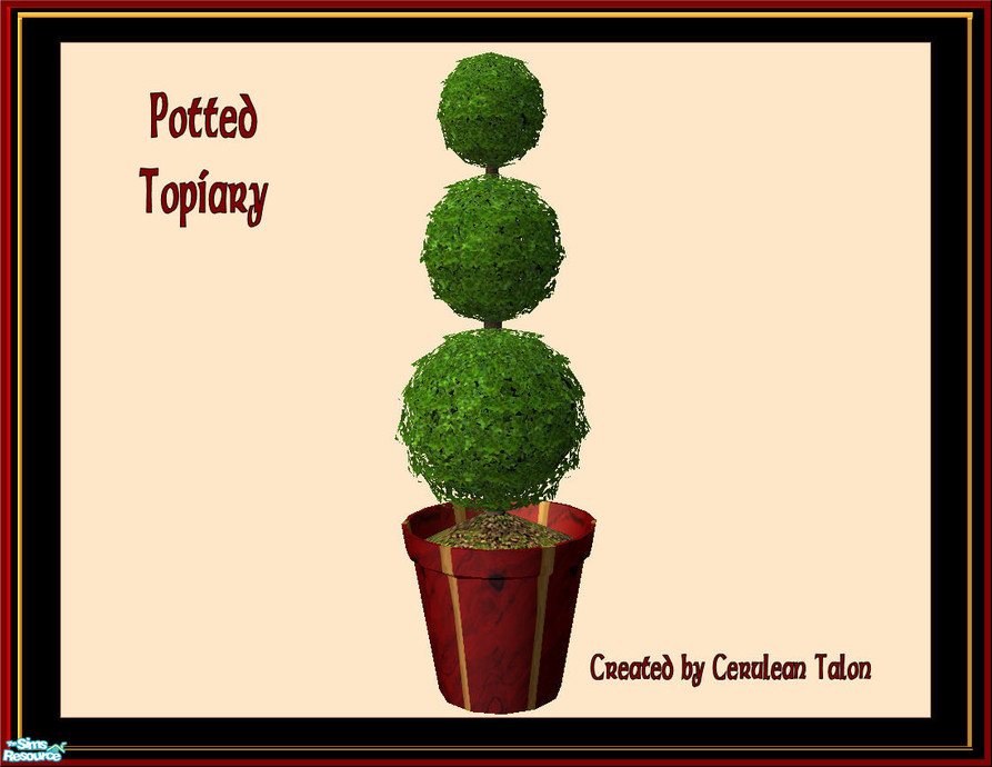 The Sims Resource - Plants Galore - Topiary