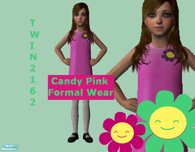 The Sims Resource - Candy Pink Collection - Candypink Formal