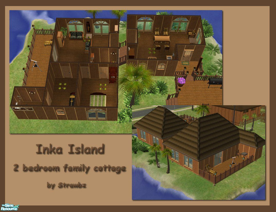 The Sims Resource | Inka Island 2 bedroom