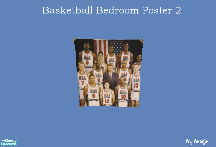 The Sims Resource | Basketball Bedroom - Poster2