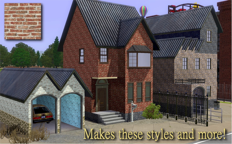Sims 4 Weathered Bricks Dirty Brick Wall | Sims 4 | Pinterest | Sims,