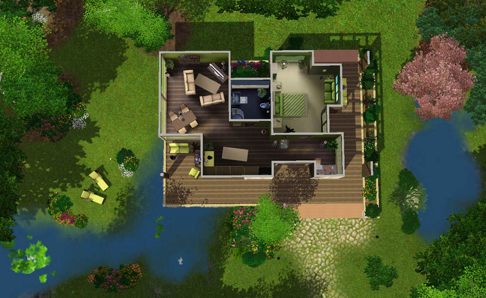 The Sims Resource - Forest Villa