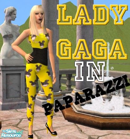 The Sims Resource | Lady Gaga In Paparazzi