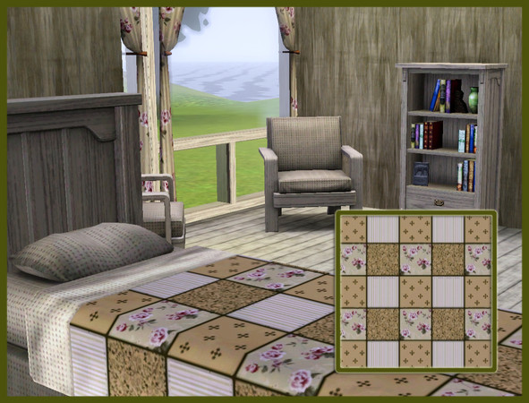 The Sims Resource | Country Patcwork Fabric