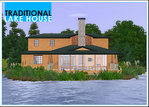 The Sims Resource | Traditional Lake House