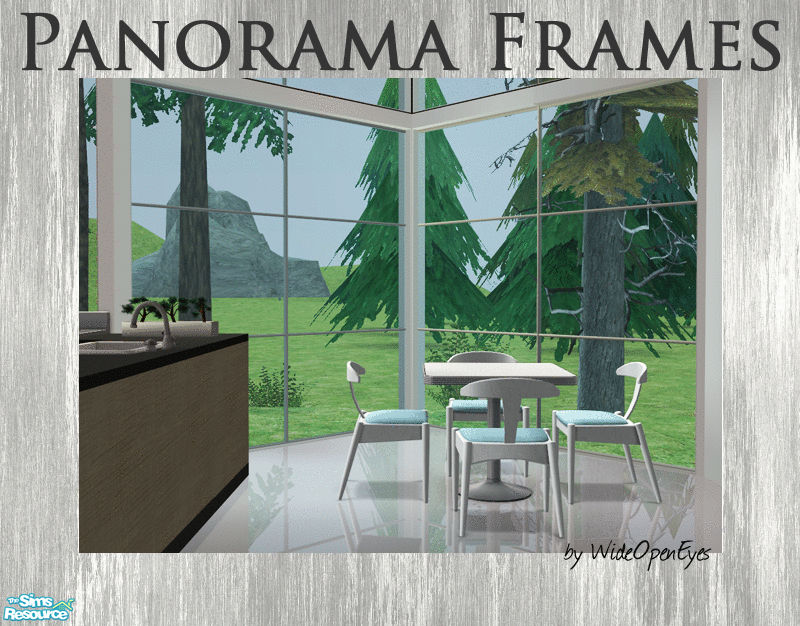 The Sims Resource | Panorama Frames - Squared Diagonal