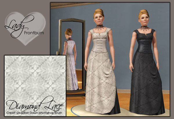 The Sims Resource - Diamond Lace v1 (LadyFb)