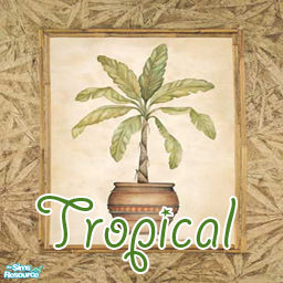 The Sims Resource | Tropical Plants Collection - Plant3