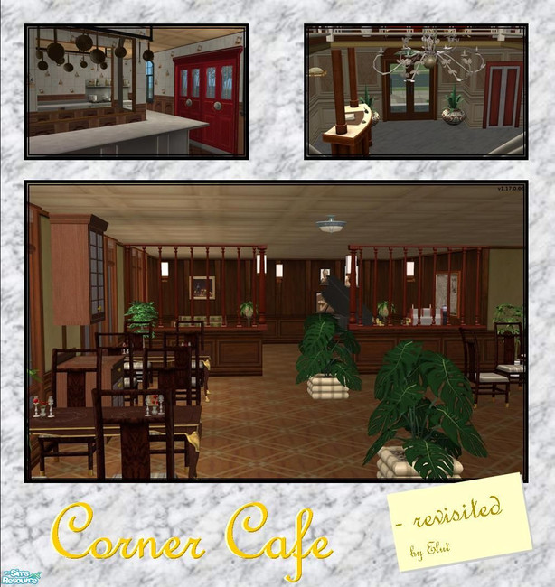 The Sims Resource - Corner Cafe - revisited