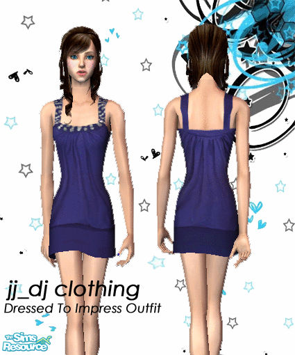 The Sims Resource - Dressed to Impress Outfit - 02