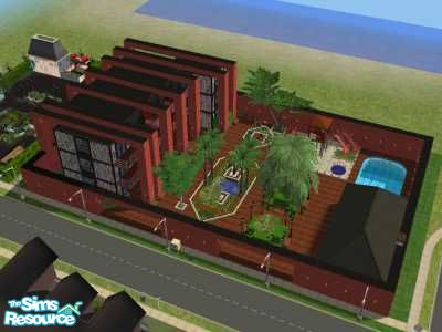 The Sims Resource | Modern Apartment lot