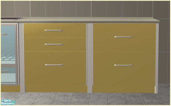 The Sims Resource | Roxy Kitchen Recolor 2 - Counter
