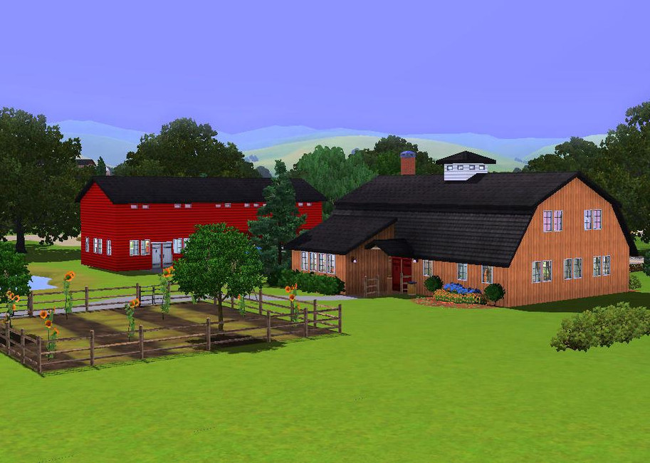 The Sims Resource - Bayside Barn Home